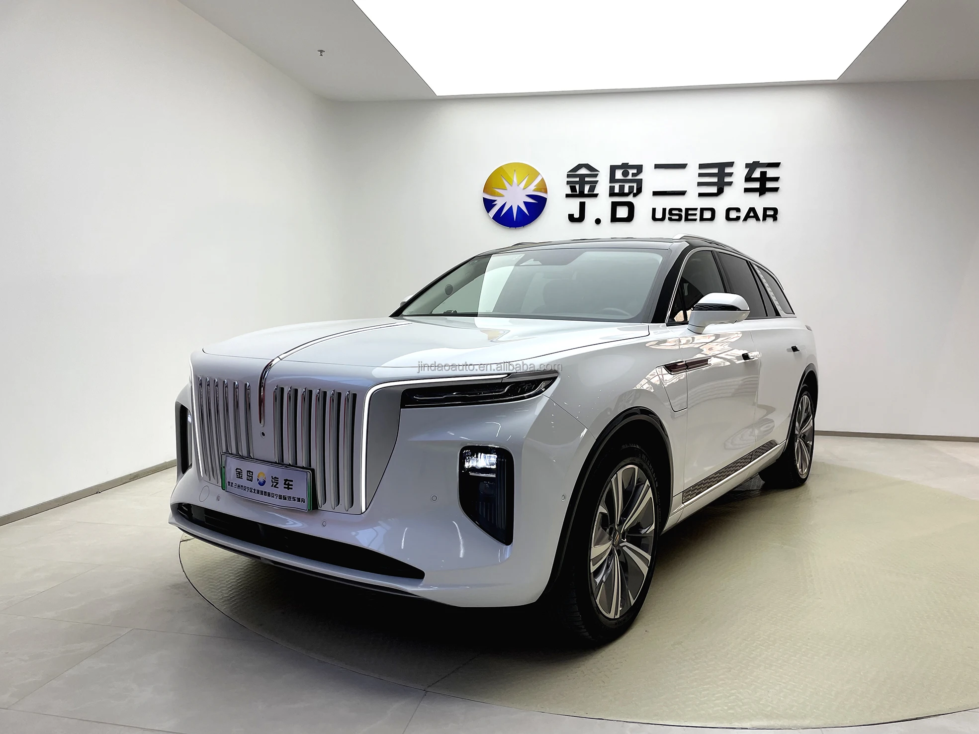 Faw Hongqi E-hs9 2021 New Energy Electric Vehicle 510km 4 Wheel Electric Cars Suv Ev Hongqi E ...