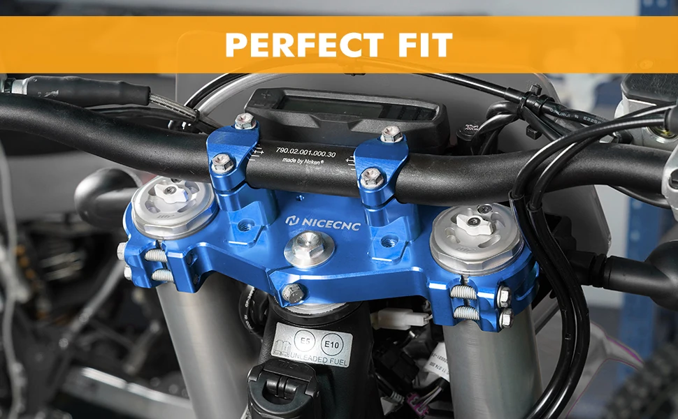 Nicecnc Top Triple Tree Clamp Handlebar Riser For Hus Qvarna Te150 ...