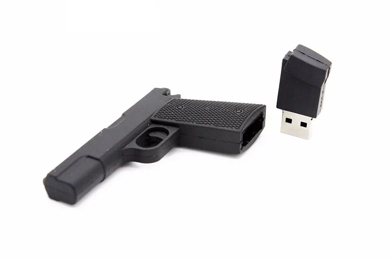 Customized PVC Toy Gun Shape Usb Flash Drives 4GB 8GB 64gb Pendrive 2.0 ...