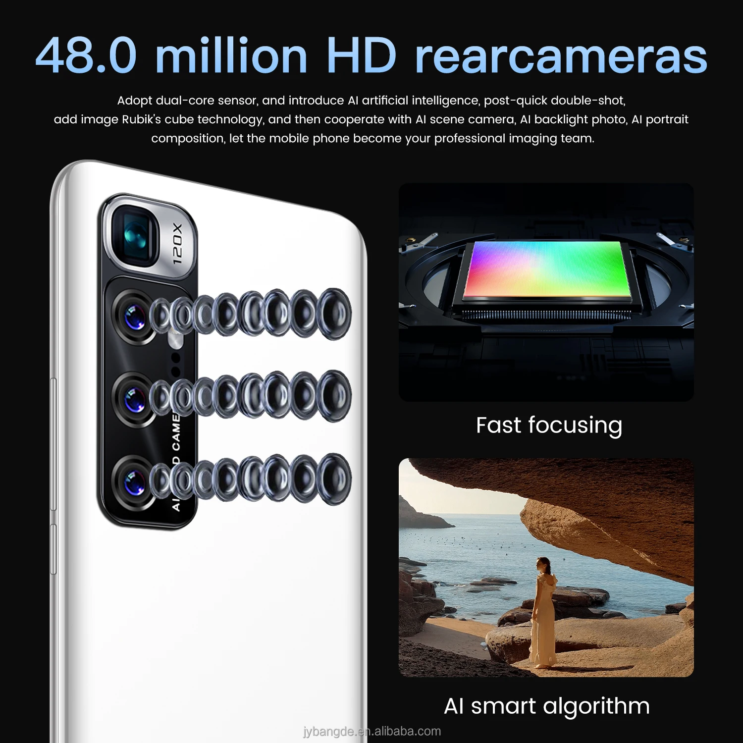 Global Version Smart Phone M10 Plus 6.1 inch 8GB+256GB Waterproof ...
