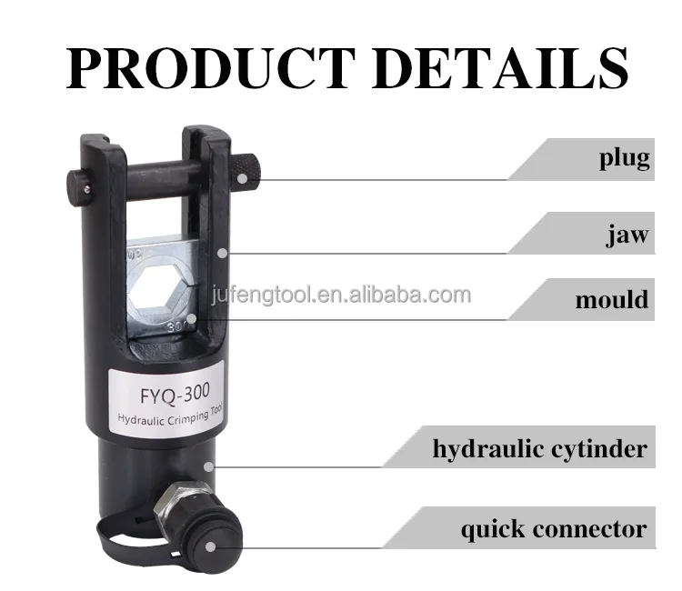 Fyq-300 Split-Unit Hydraulic Pliers - 11ton Crimping Tool