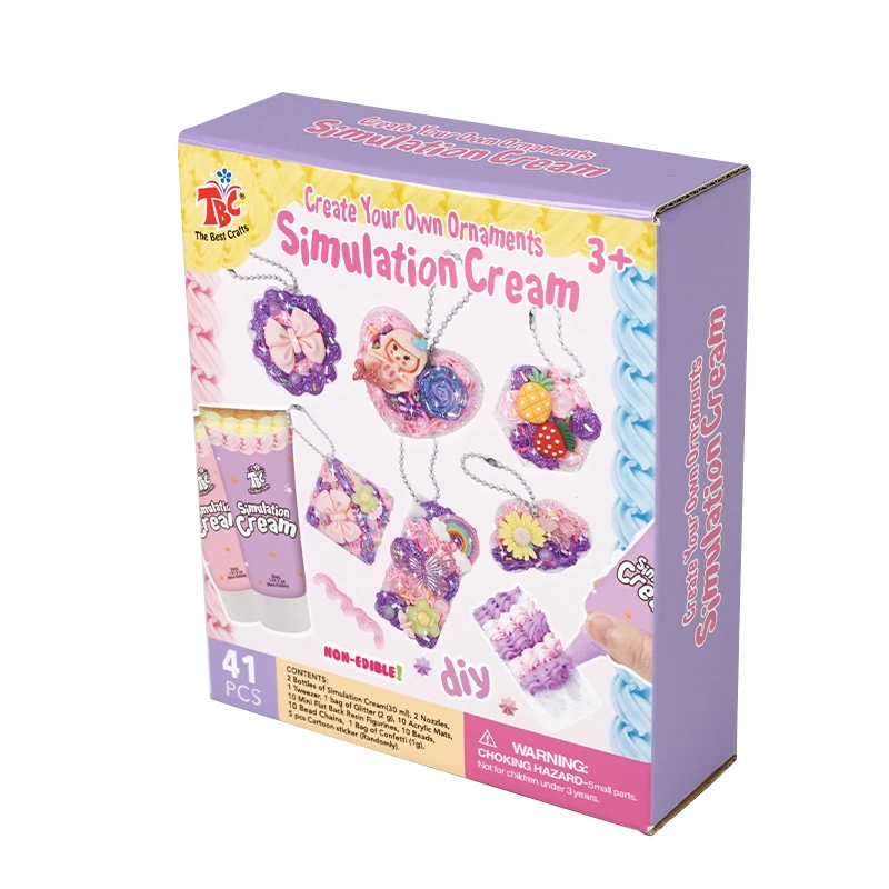 Wipped Clay Cream Glue Create Your Own Ornaments With Simulation For ...