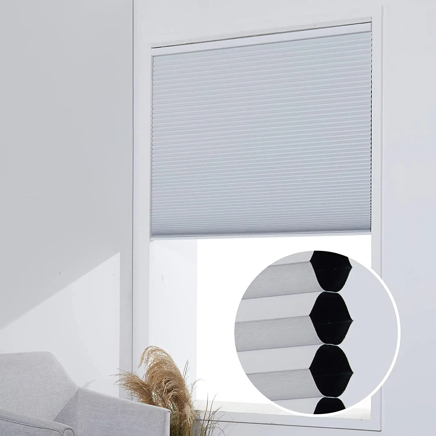 Cordless Honeycomb Blinds - Cellular Shades with UV Protection