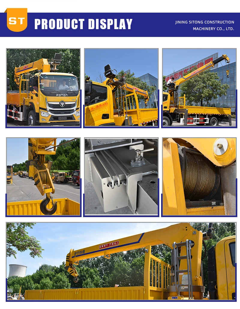 Mini Truck Mounted Crane - 8 Ton, High Efficiency Lifting