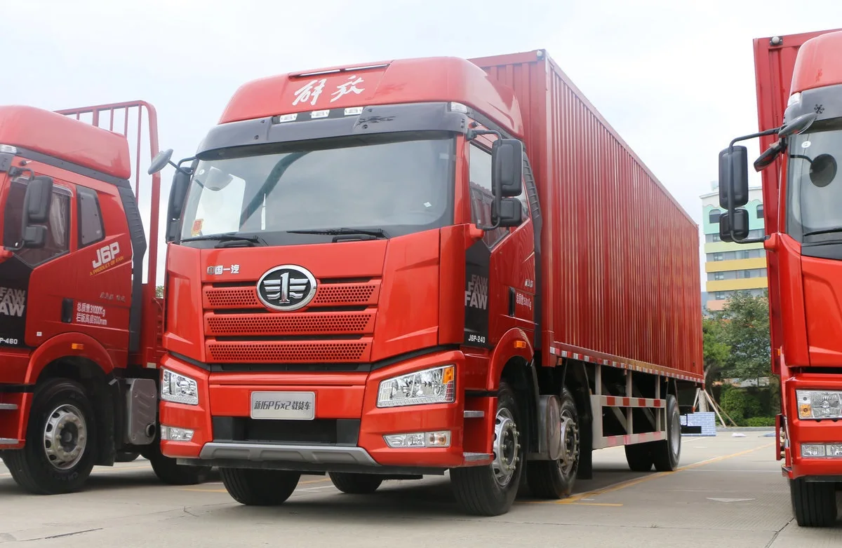 Faw Jiefang J6m Heavy Truck 280 Hp 6x2 9.5m Bar Vans Type Truck - Buy ...