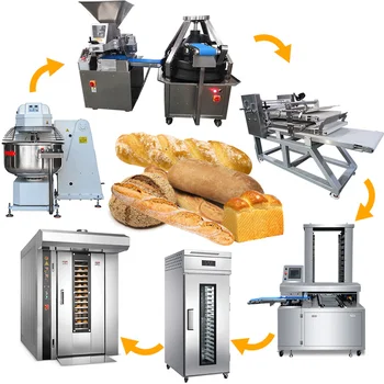 Commercial Whole Bread Bakery Machine Industrial Bread Making Machines ...