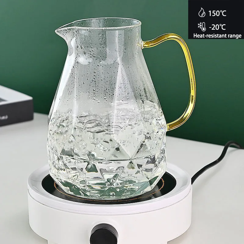 Party in Style with Colorful Diamond Shaped Borosilicate Jugs