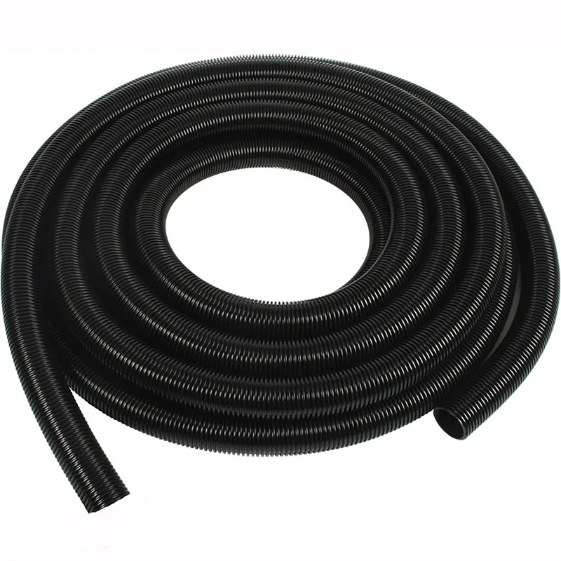 Black Color 38MM EVA Flexible Spiral Hose For Plastic Vacuum Cleaner ...