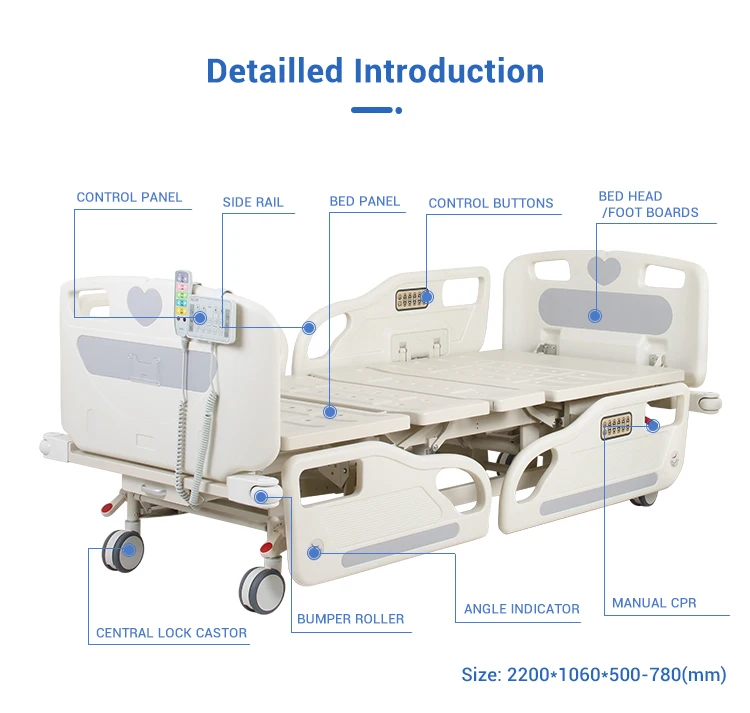 Luxury Hospital Bed Electric Bed Controller With Motor - Buy Electric ...
