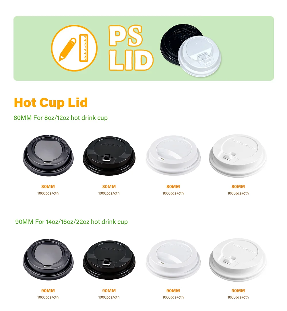22oz 700ML Disposable Cold Soft Drink Paper Cup with Lid and Straws ...