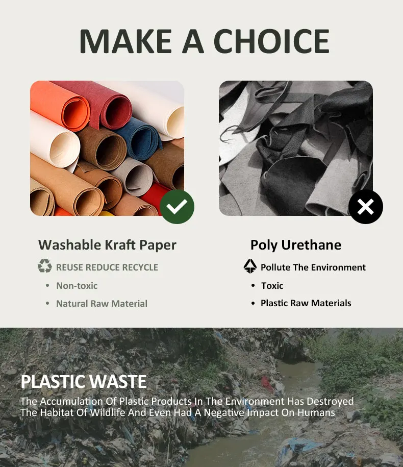 ZHICAI Washable Kraft Paper - Versatile and Sustainable