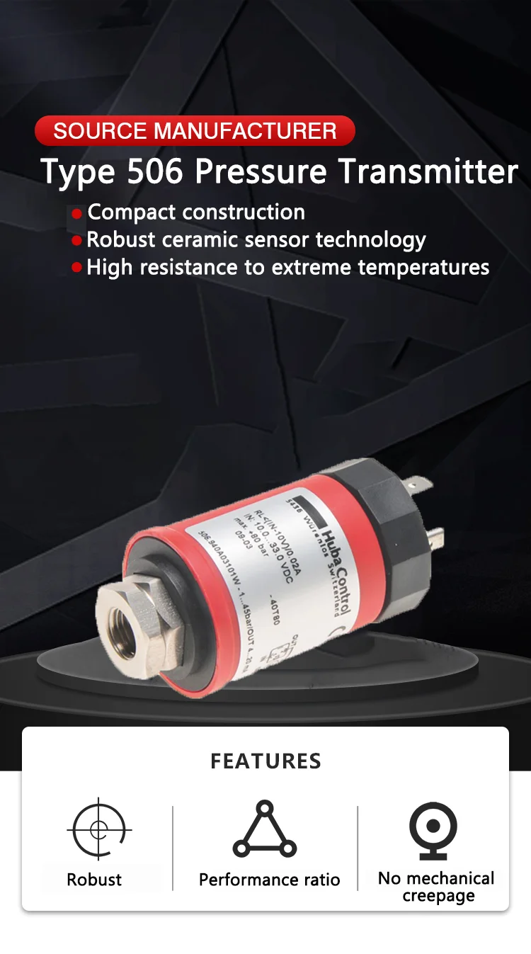 HUBA Control Type 506 Relative Pressure Transmitter - Precision