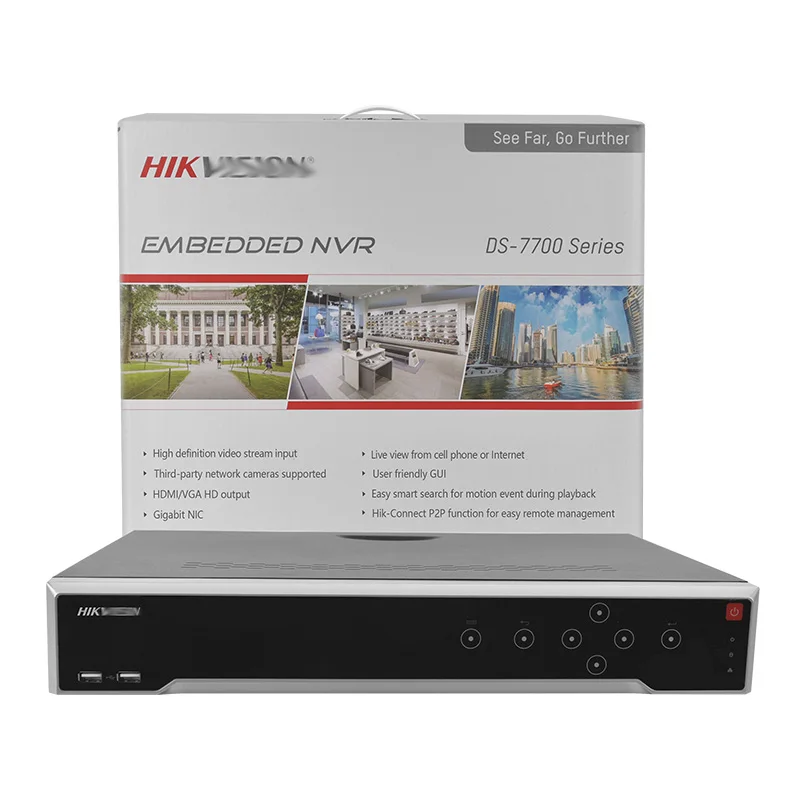 Ds-7616ni-q2/16p Hik 4k Night Vision Nvr Ds7600 Series Poe Nvr 16 ...