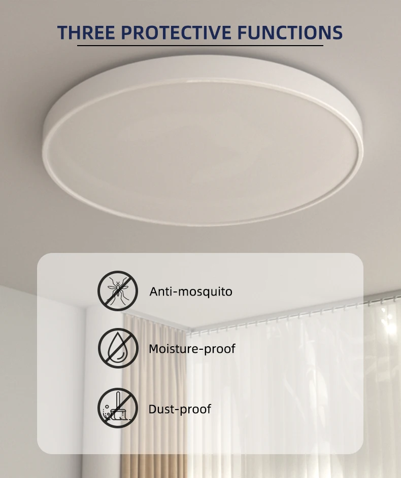 Easy Install White Black 12W 18W 24W 45W Round LED Ceiling Light for ...