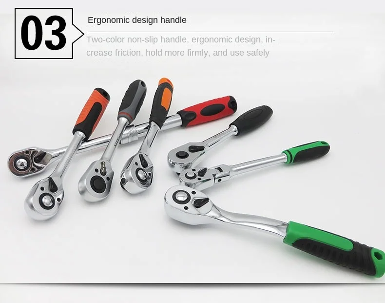 45-tooth 72-tooth Quick Ratchet Wrench Sleeve Wrench Auto Repair ...