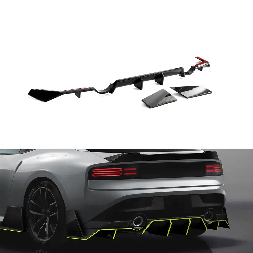 Dry Carbon Fiber Rear Bumper Diffuser for Nissan Z RZ34