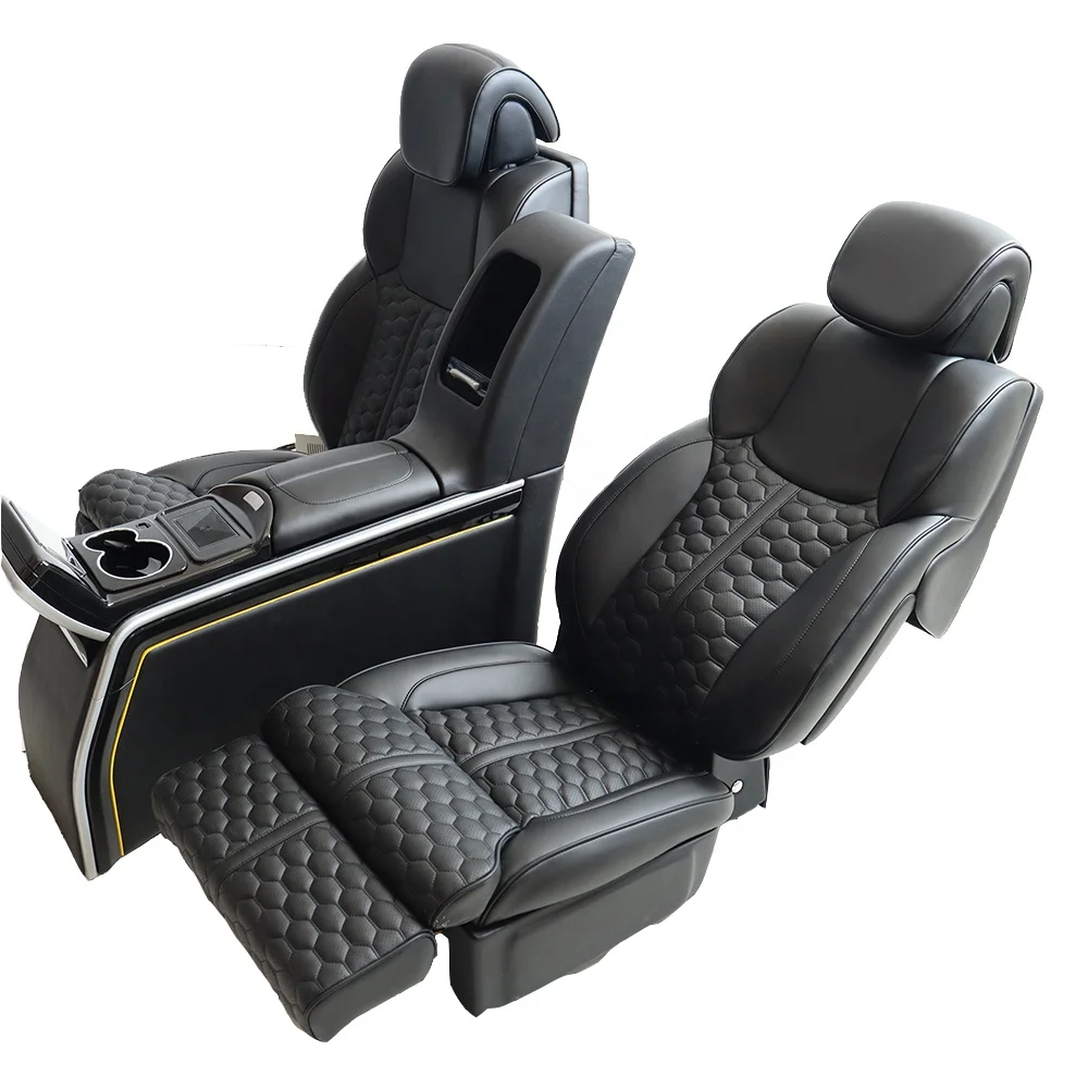 Car Interior Seat Upgrade Electric Adjustable Luxury Car Row Seats With ...