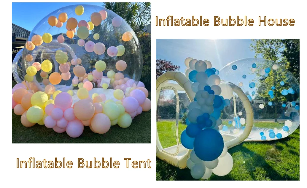 Portable Giant Bubble Dome Clear PVC Bubble Balloon House Inflatable ...