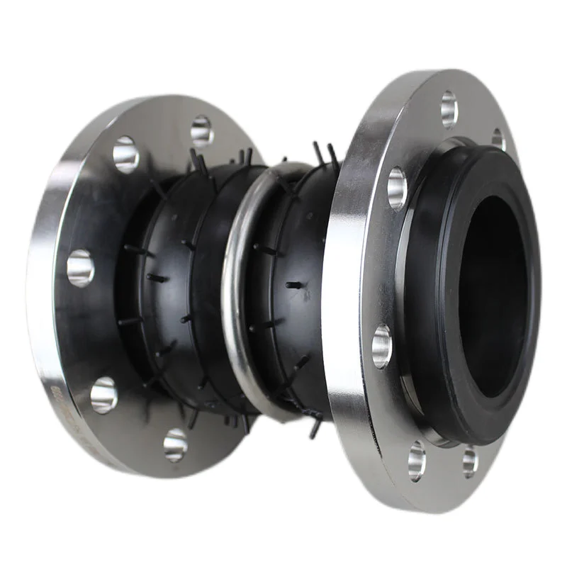 JIS DN400 Galvanized pipe connector flange type epdm double sphere ...