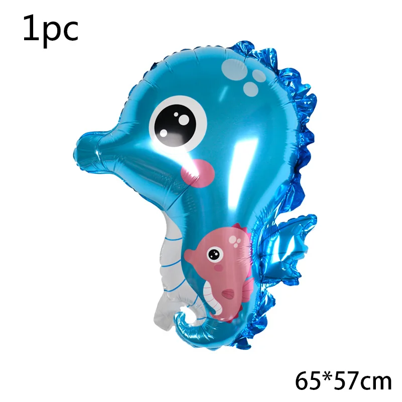 Cartoon Large Sea Animals Foil Balloons Octopus Helium Globos Baby ...