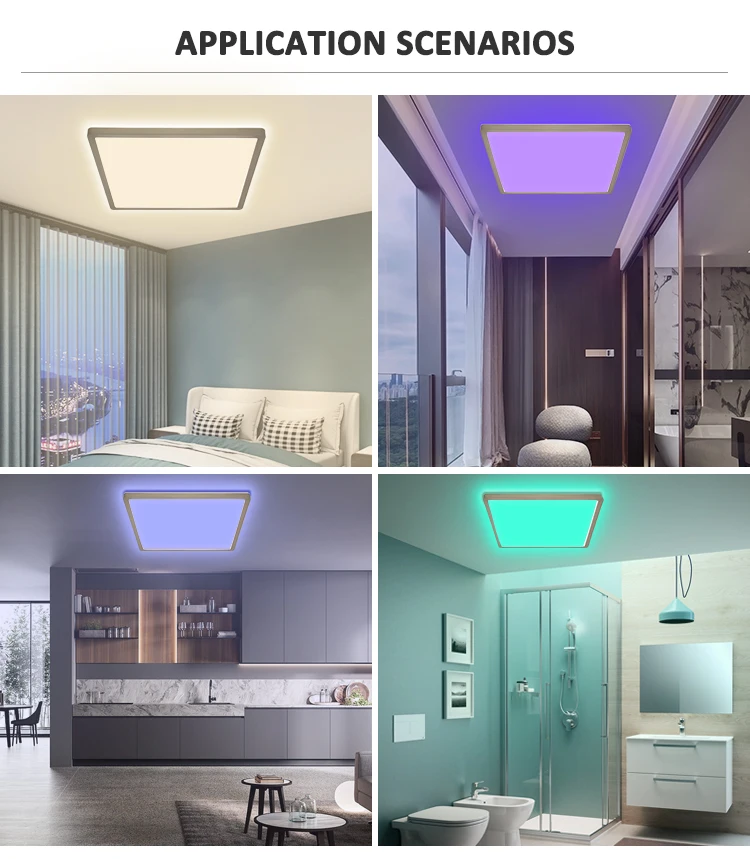 Ultra Thin Smart Wifi Tuya Lamp Simple Modern Lighting Personality ...