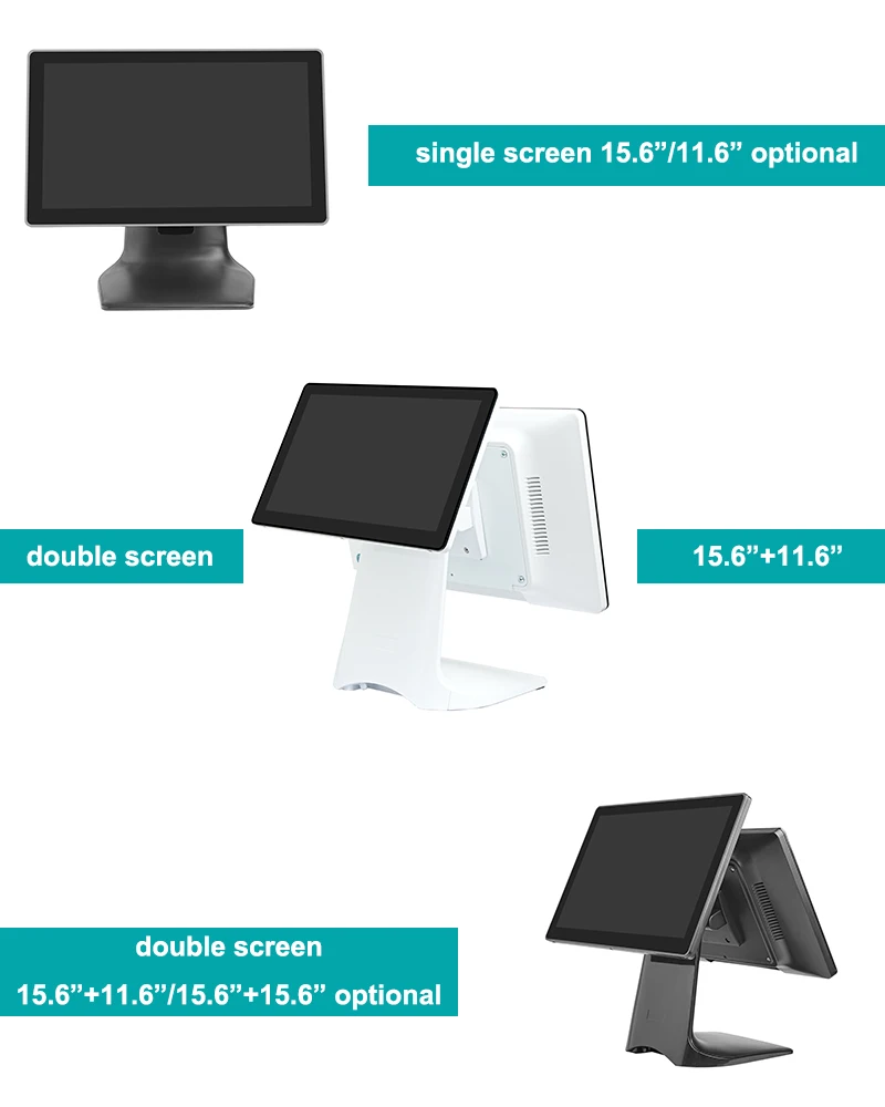 New Dual Screen Pos Machine For Sale With Stand Cash Register All In ...
