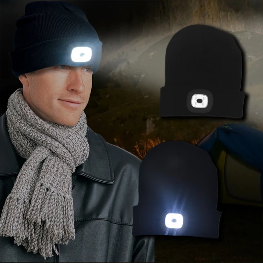 Beanie Hat With Light Unisex Led Beanie Hat With Light Usb Rechargeable ...