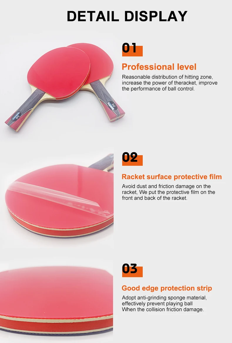 Hihg Quality Ping Pong Racket Penhold Training Innovative Table Tennis ...