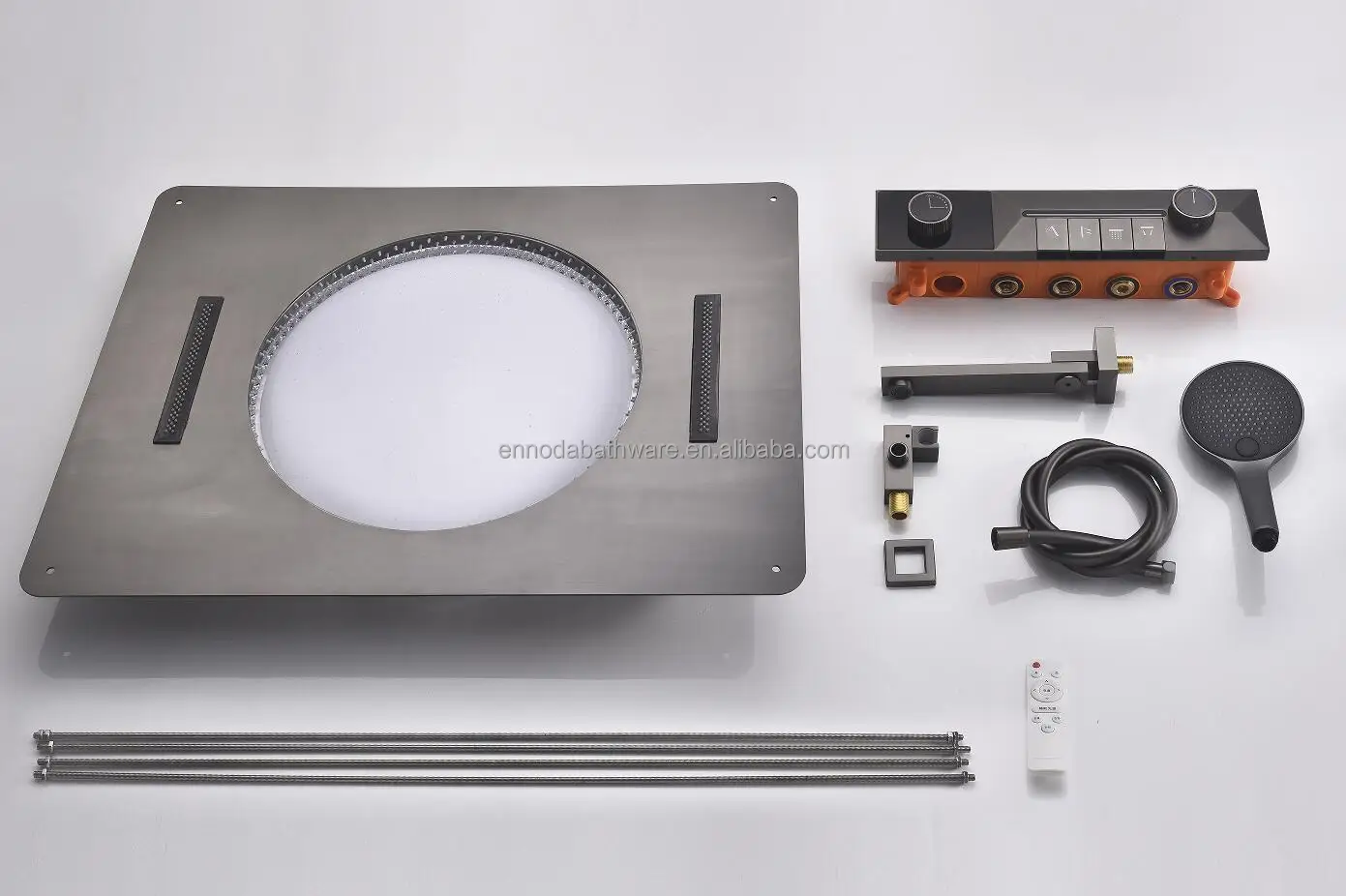 Ceiling Embedded 600*800mm LED Shower Head - Digital Display