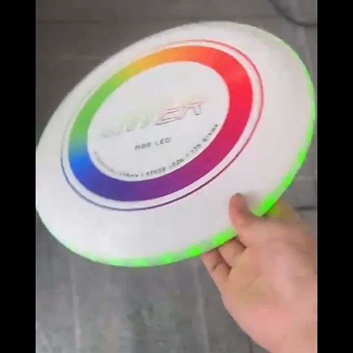 Factory Custom Professional 190g Pe Glow In The Dark Frisbee Type-c ...