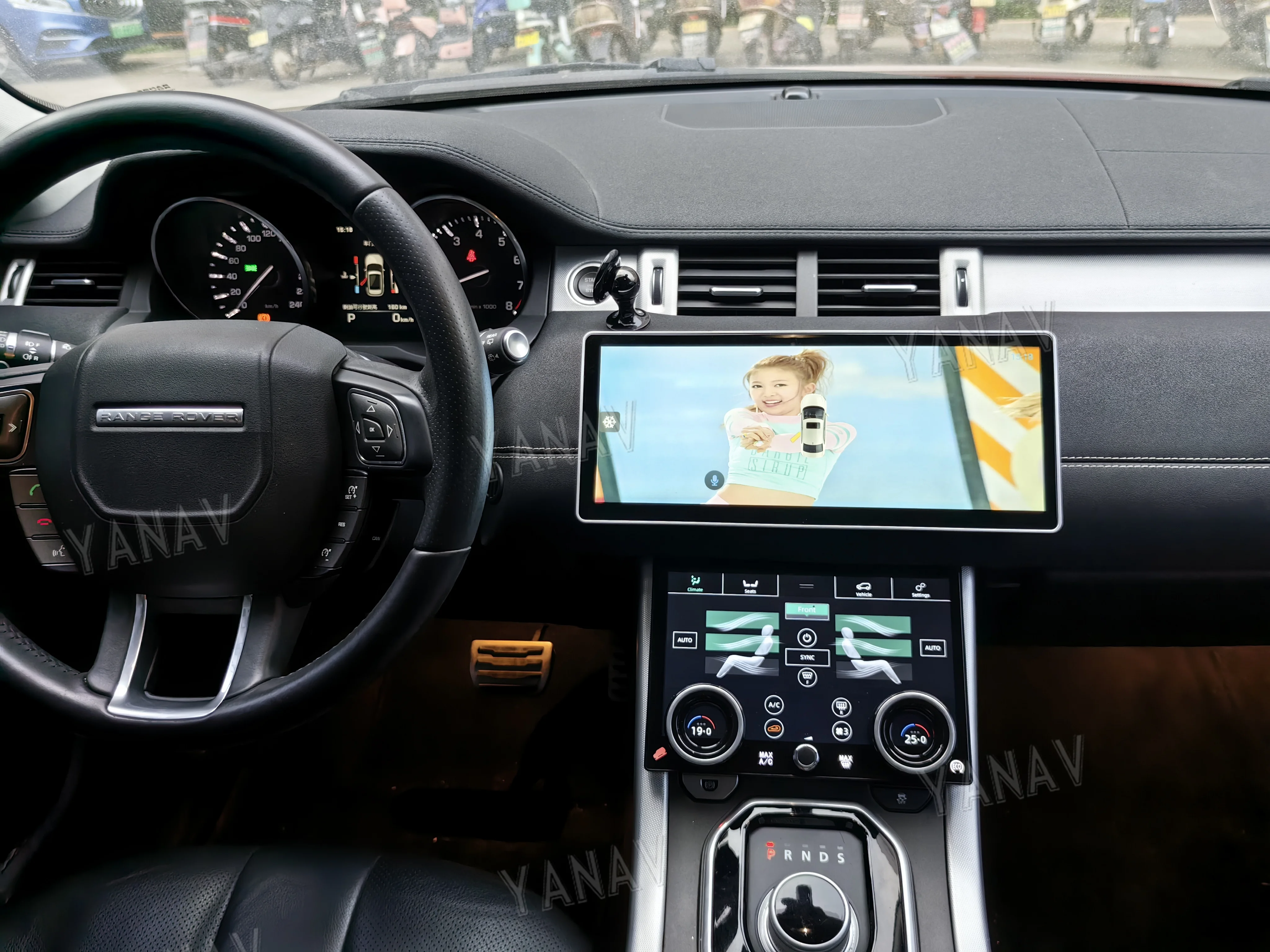 8 Core Touch Screen Android Car Radio For Land Rover Range Rover Evoque ...