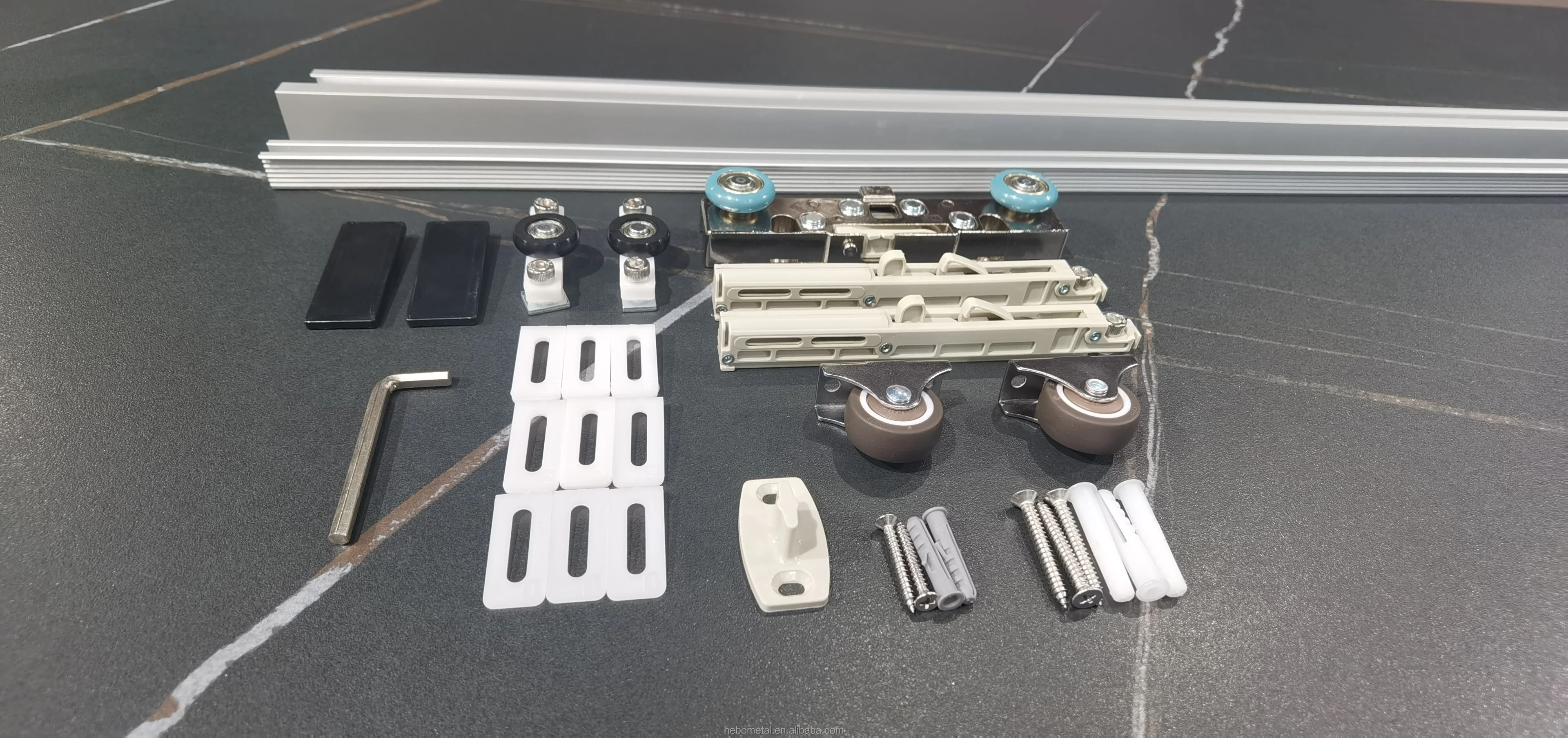 Wooden Track Ghost Sliding Door Rollers,Invisible Door Hardware Hl-in ...