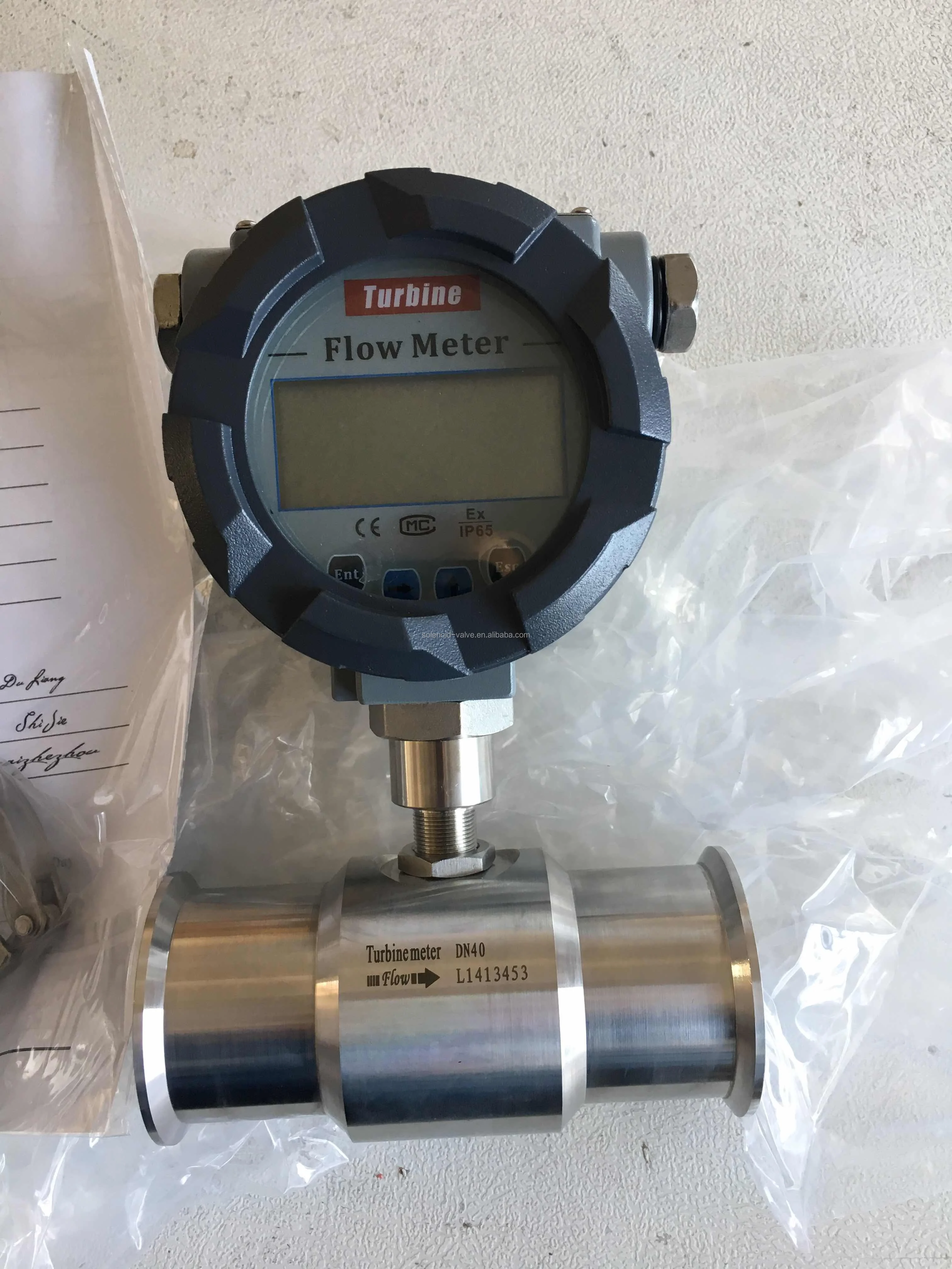 Darhor Turbine Flow Meter - 0.5% Accuracy for Liquid Flow