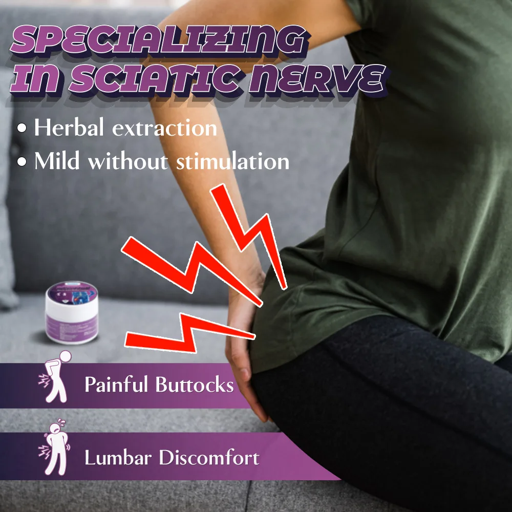 Sciatic Nerve Pain Relief Cream - Herbal Body Care Ointment