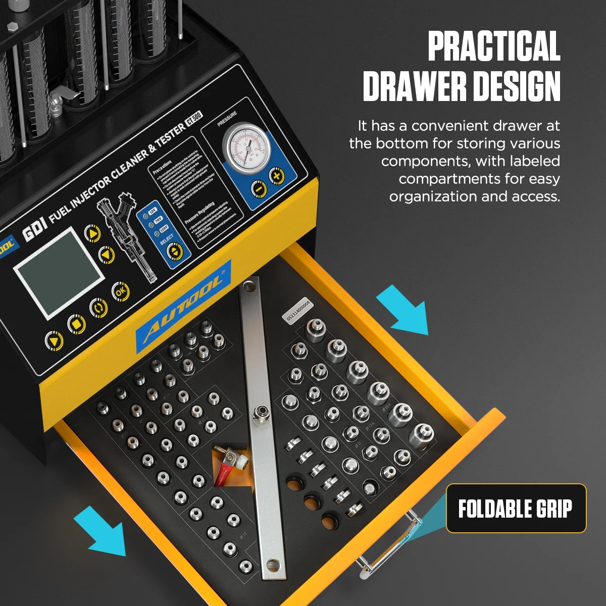 Updated Factory Oem Autool Ct500 Gdi 6 Cylinder Ultrasonic Injector ...