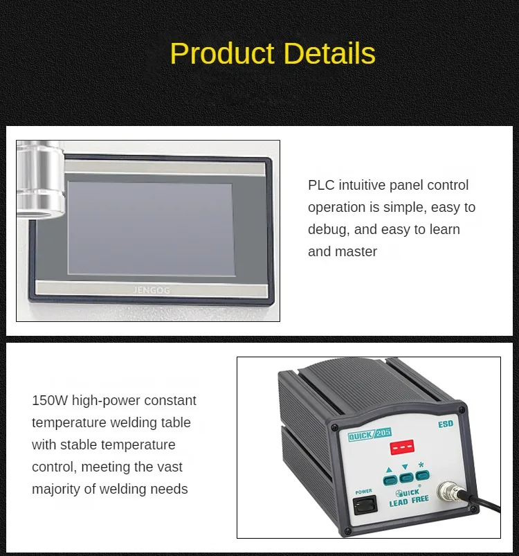 Pneumatic Inclined Pneumatic Tin Welding Machine Naibao