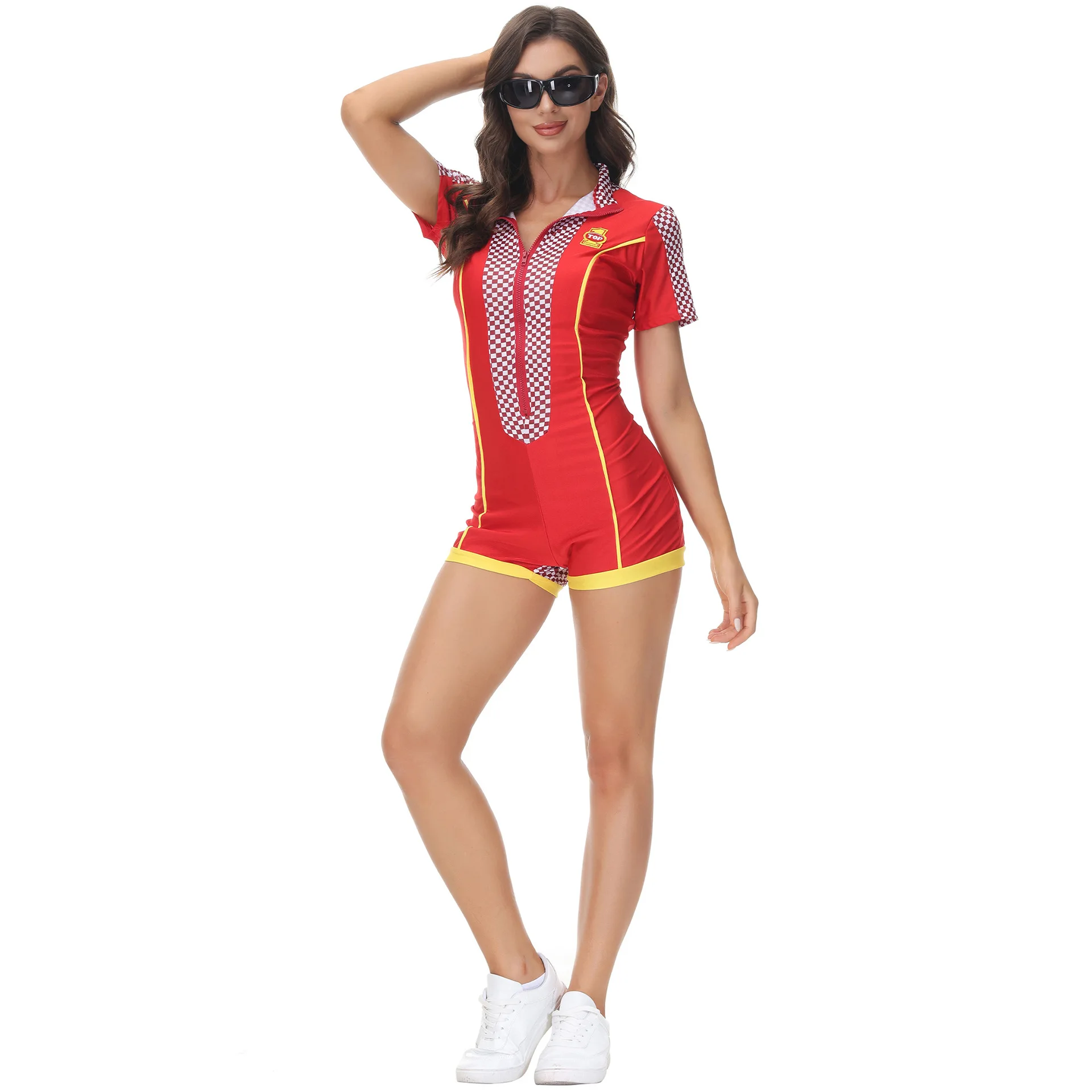One-piece Female Racing Suit - F1 Biker Suit Club Girl