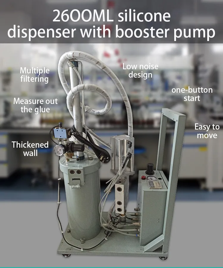 Semi Automatic Pressure Vessel Tank Glue Dispenser Robot 2.6l ...