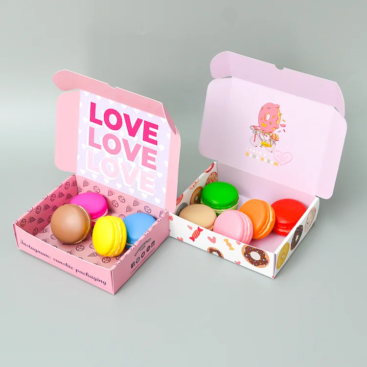 Custom Printed Luxury Sweet Pastry Dessert Mini Donuts