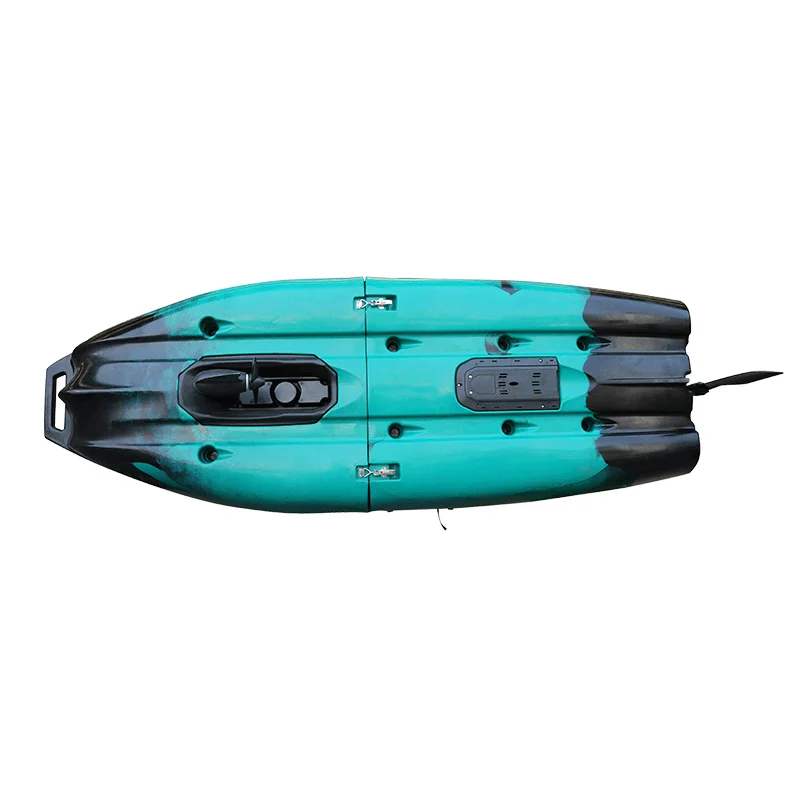 8.3ft Modular Hard Plastic Kayak - Perfect for Long-Distance Surfing