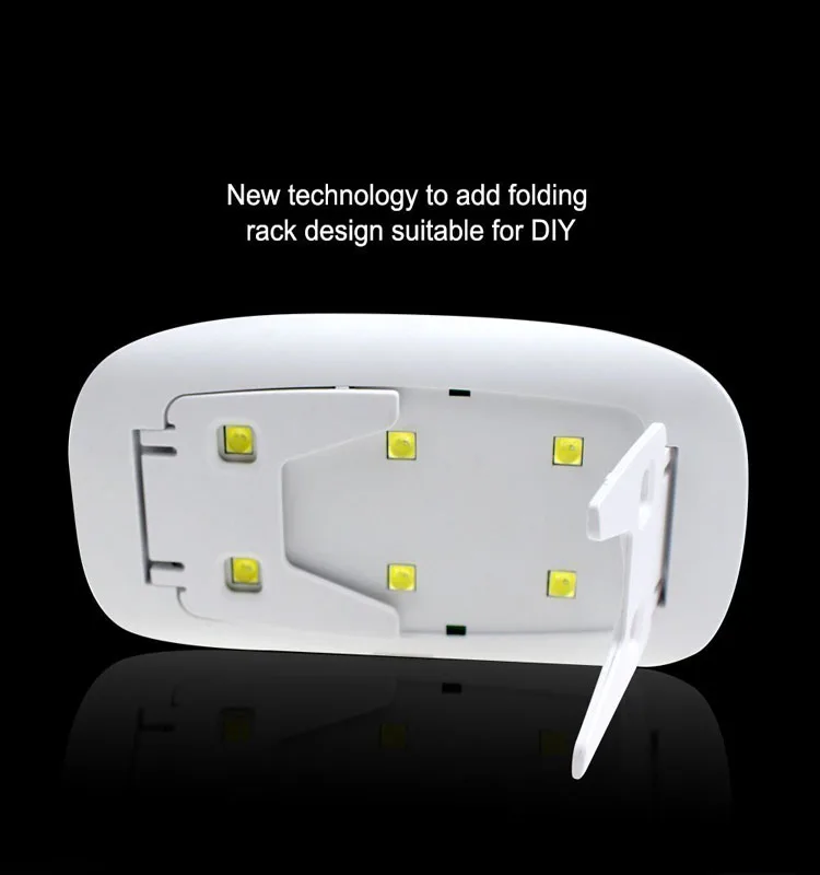 All Types Gel 6 Leds Uv Lamp Nail Machine Curing For Home Salon - Buy 6w Uv Led Nail Lamp,365 ...