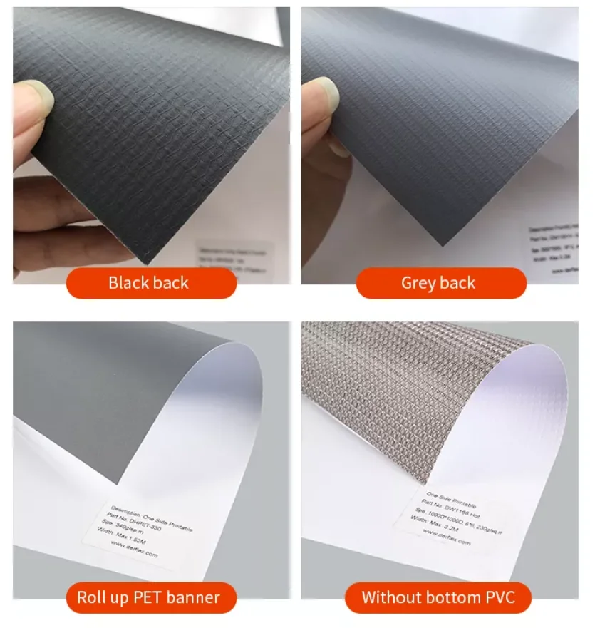 Competitive Model Derflex Printing Media 510gsm Pvc Flex Banner Blueish Backlit For Light Box ...