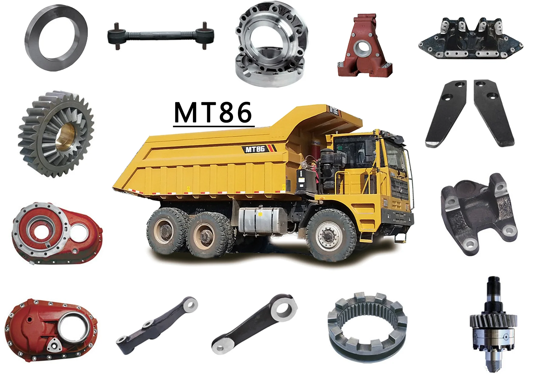 LGMG MT60 MT86 MT86H MT95 MT95H Mining Dump Truck Parts
