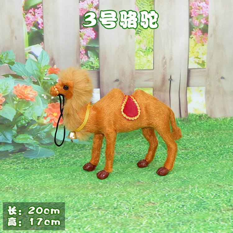 Natural Looking Camel Model Small Realistic Camel Ornament Plush Toy ...