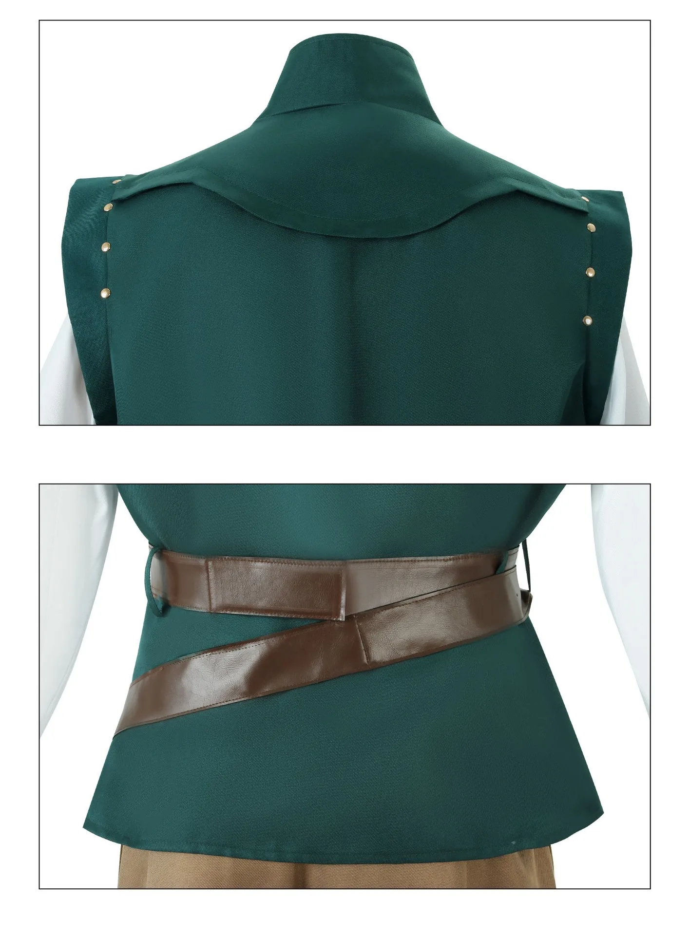 Baige Adult Mens Flynn Rider Costume Halloween Cosplay Full Set Outfit ...