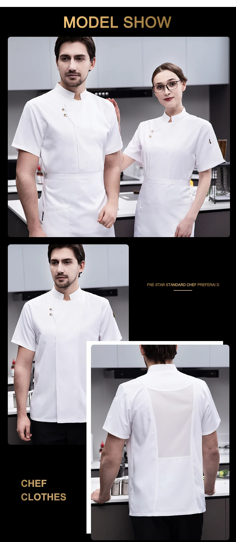 Elegant Hotel Service Uniforms - Modern Work Clothes