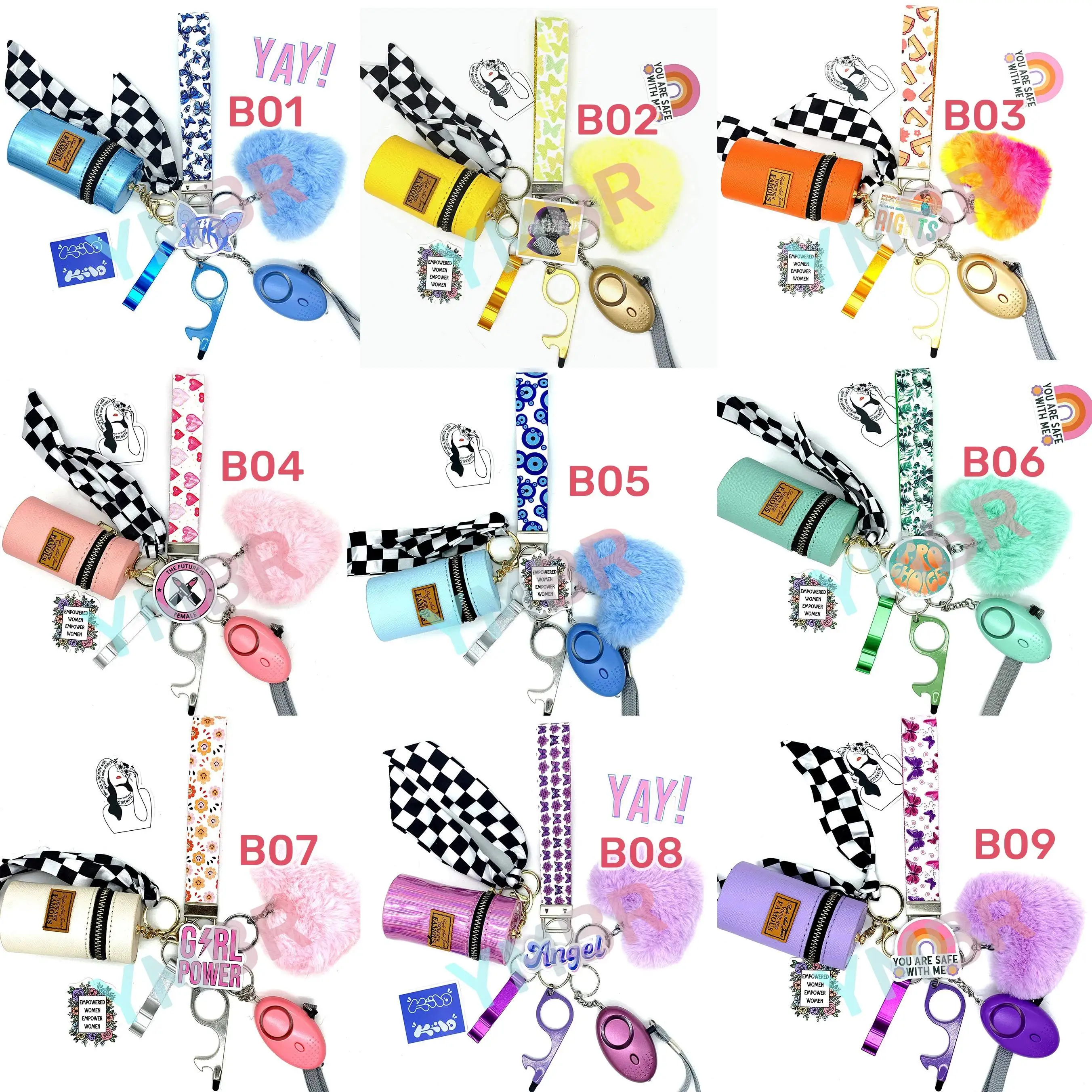 High Quality Women Self Defense Keychain Emergency Sonal Protection ...