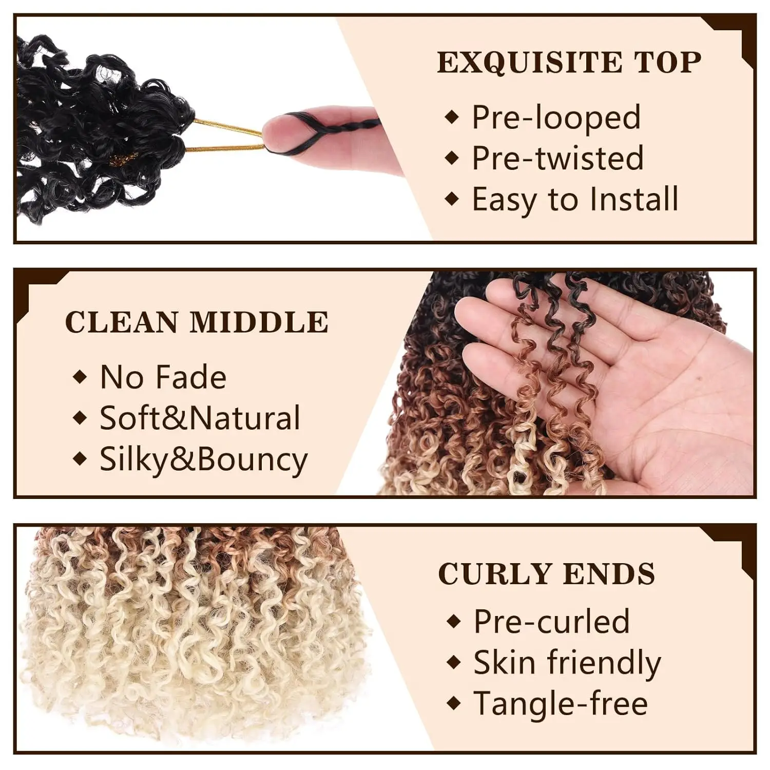 Yanky Twist Crochet Hair Pack - Stylish Synthetic Extensions
