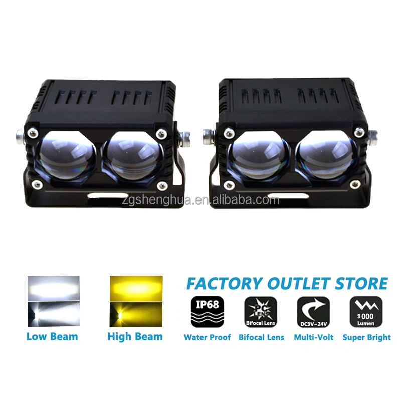 New Auxiliary Spotlight Lamp Moto Fog Light Accessories Motorcycle Mini ...