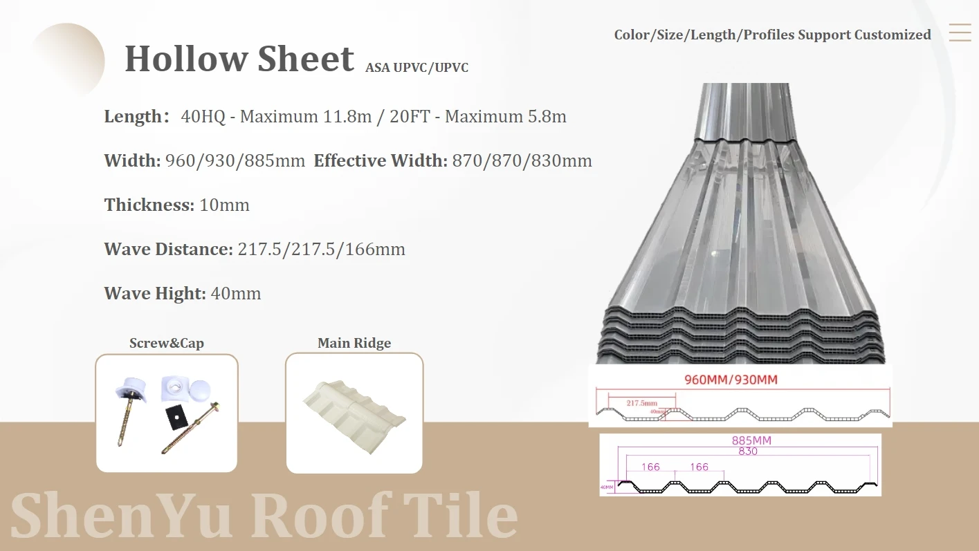Fire Resistance UPVC Roofing Sheet Multiple Color Corrugated Roof Tile ...